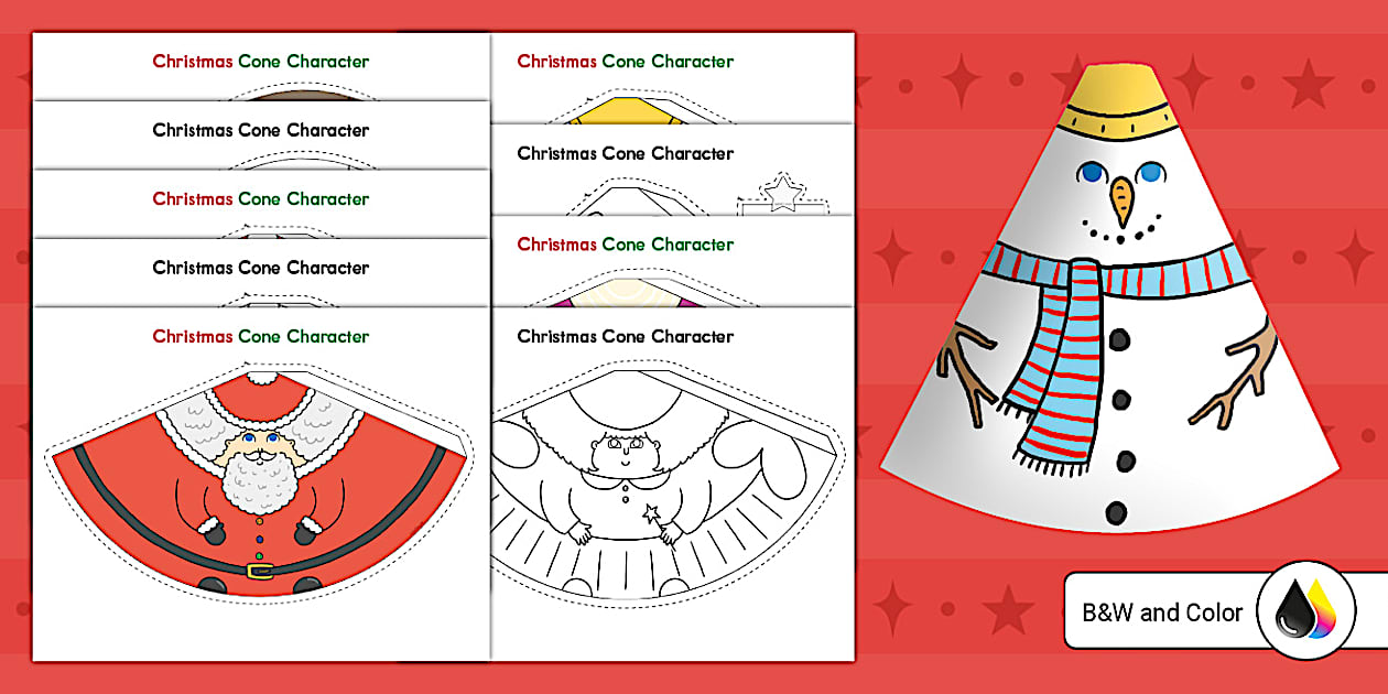 Christmas Cone Decorations | Art | Twinkl USA (teacher made)