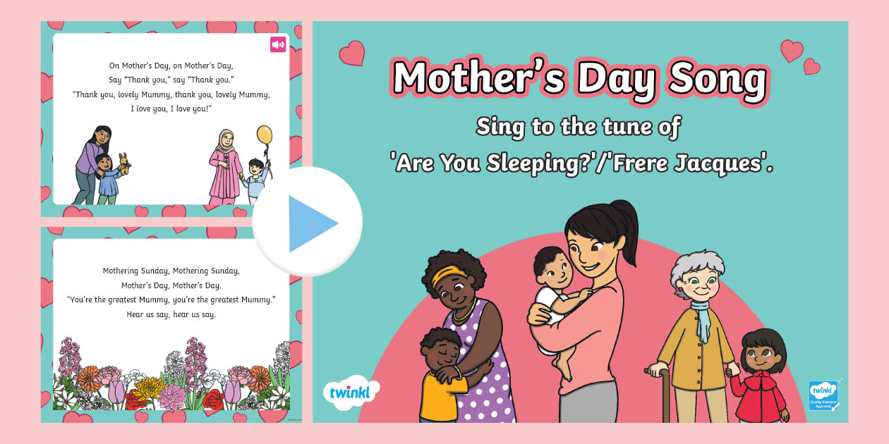 On Mother's Day Song PowerPoint - Twinkl