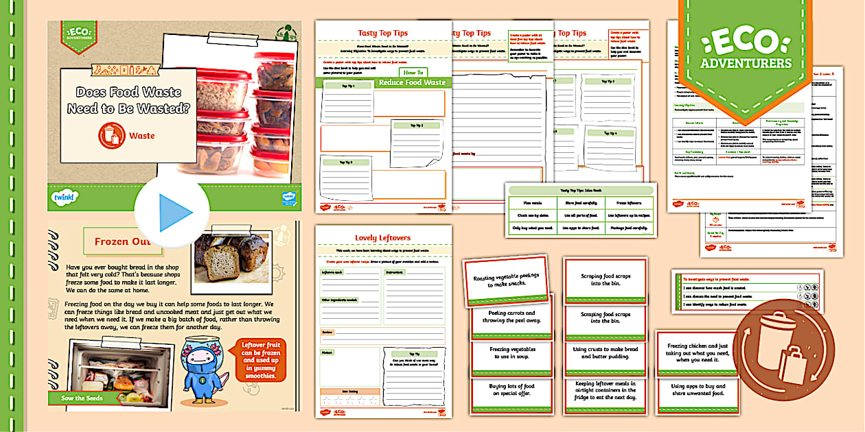 Year 3 Waste: Lesson 5 - Does Food Waste Need to Be Wasted?