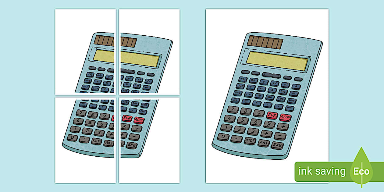 Giant Calculator Maths Display Cut-Out (teacher made)