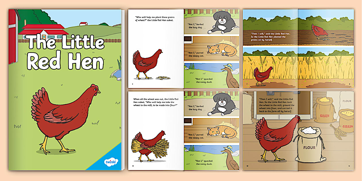 The Little Red Hen eBook (teacher made) - Twinkl