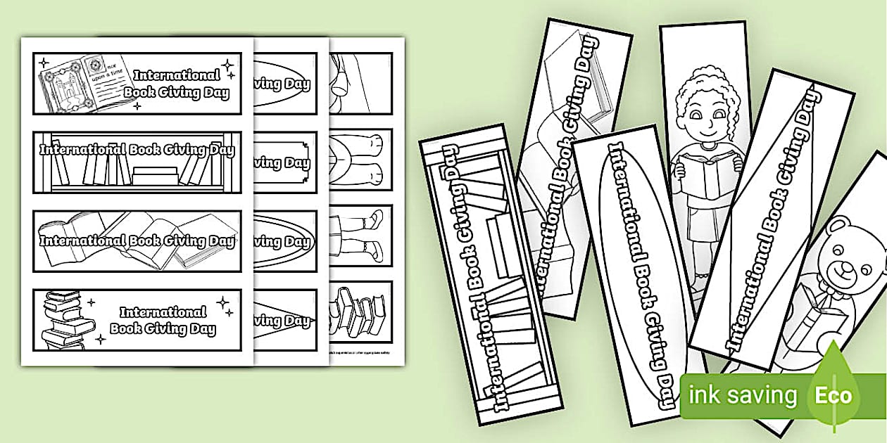 International Book Giving Day Bookmarks (Teacher-Made)