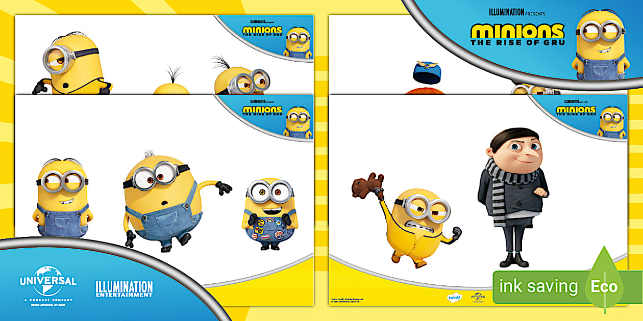 FREE! - Minions: Cut-Outs - Display - EYFS - KS1 - KS2 - Primary