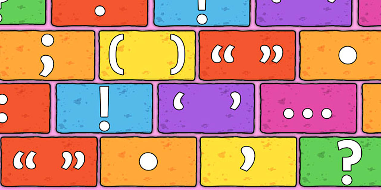 Punctuation Display Bricks | SPaG Display (teacher made)