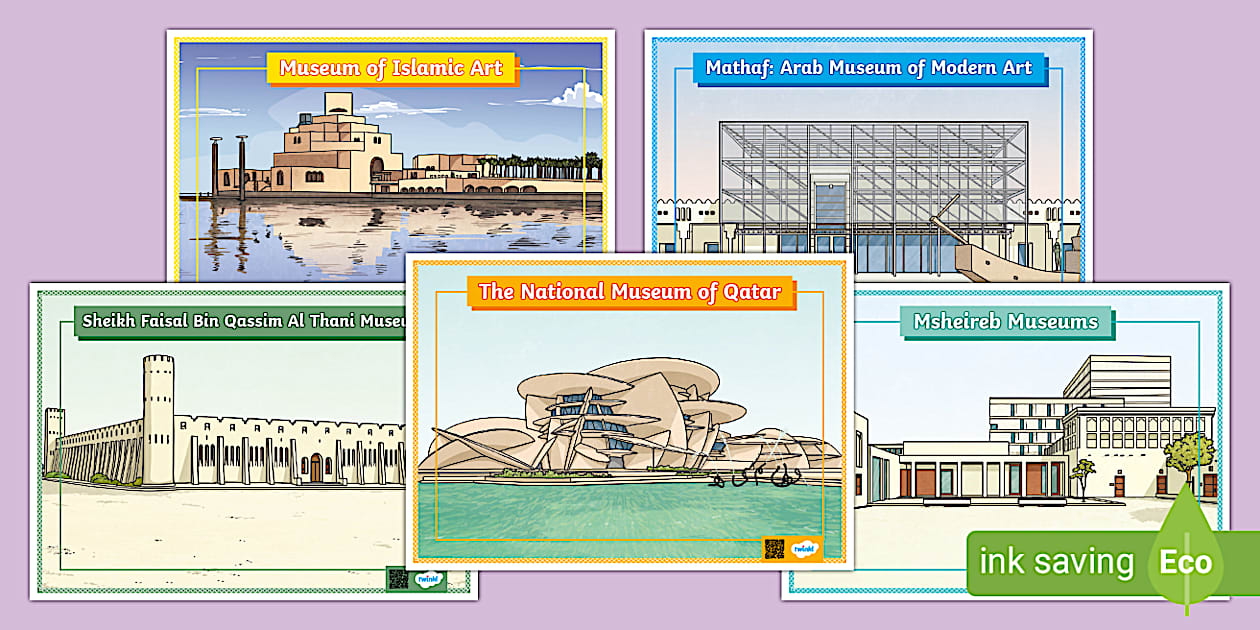 Museums in Qatar Display Posters (Teacher-Made) - Twinkl
