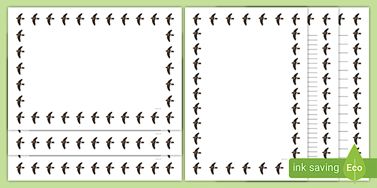 Editable Swift Portrait Page Borders (l'enseignant a fait)