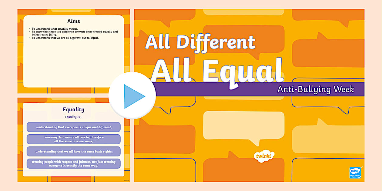 All Different - All Equal Second Level PowerPoint - Twinkl