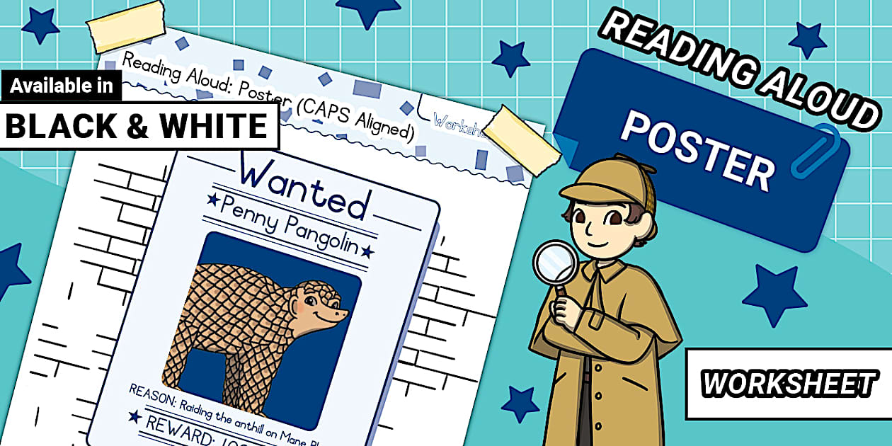 Grade 2 English Term 4 Reading Aloud: Poster - Worksheet