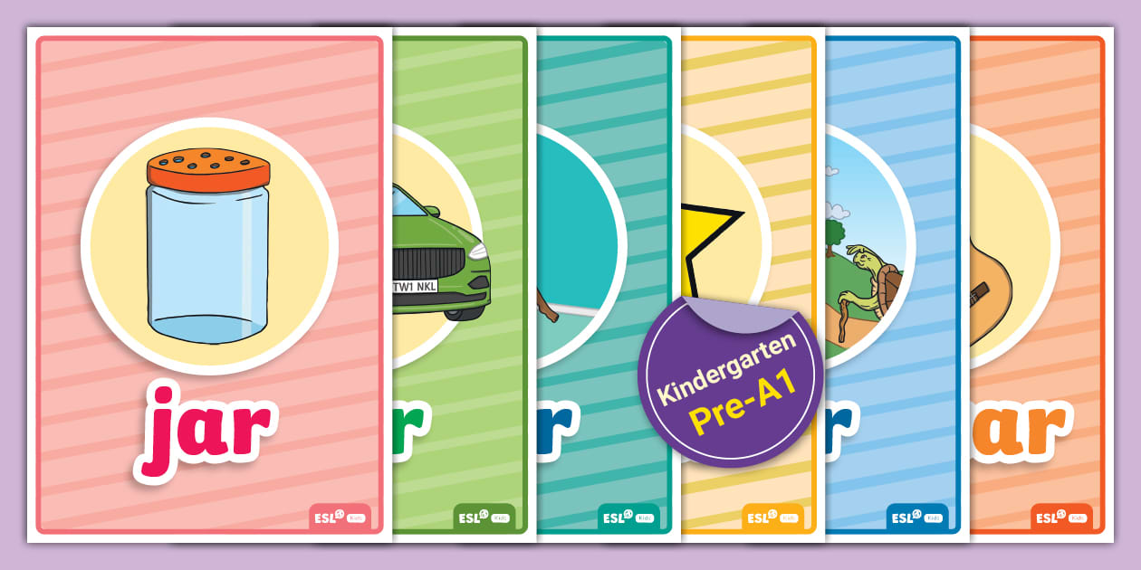 -ar Rhyming Words Display Posters {Kindergarten} - Twinkl