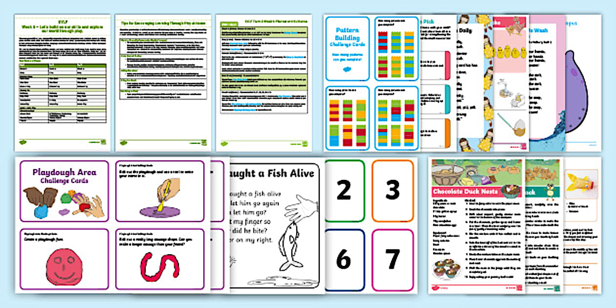 EYLF Term 3 Week 6 Remote Home Learning Pack (Teacher-Made)