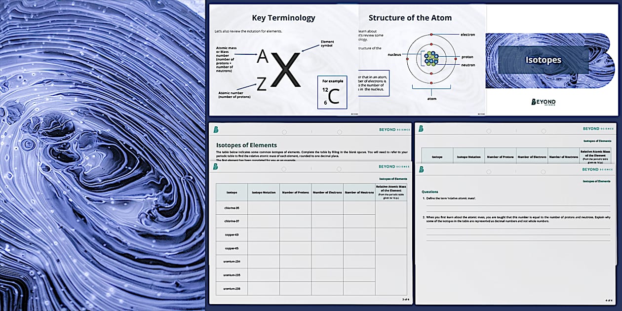 Isotopes Lesson Pack (teacher made) - Twinkl