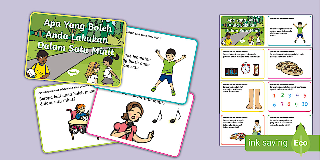Apa yang Boleh Anda Lakukan dalam Satu Minit (Teacher-Made)