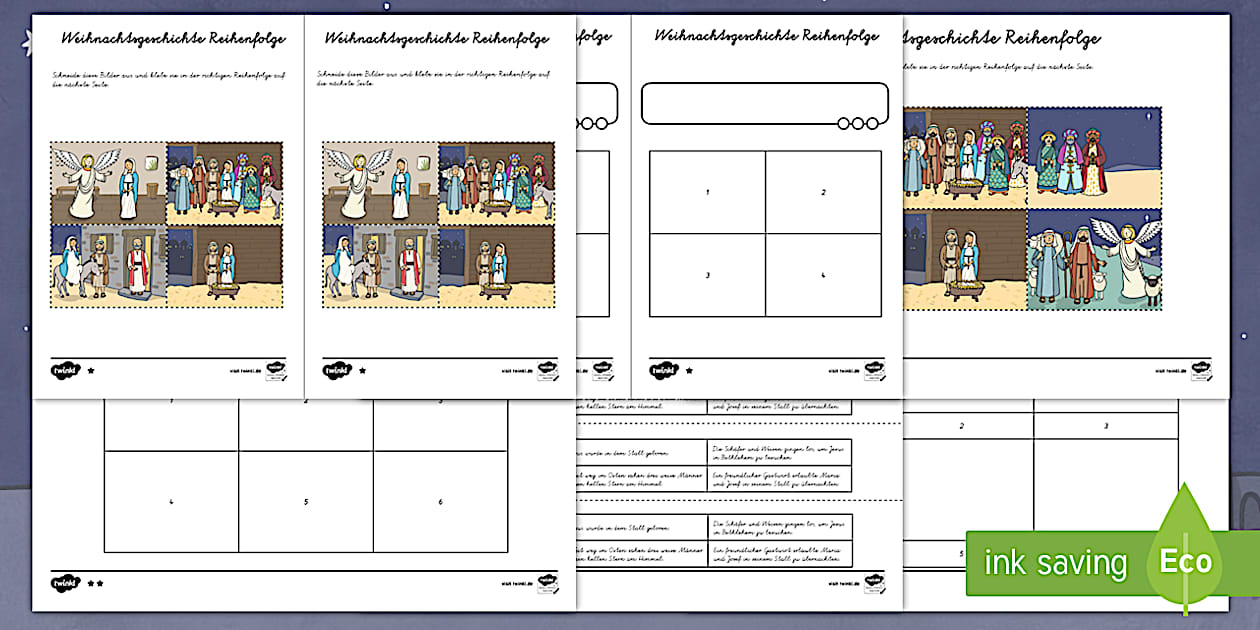 Bildergeschichte I Weihnachtsgeschichte I Grundschule