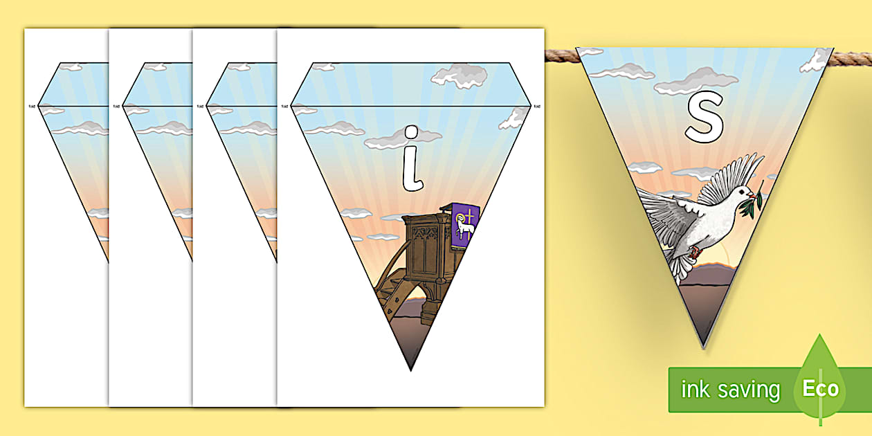 Christianity Display Bunting (teacher made) - Twinkl