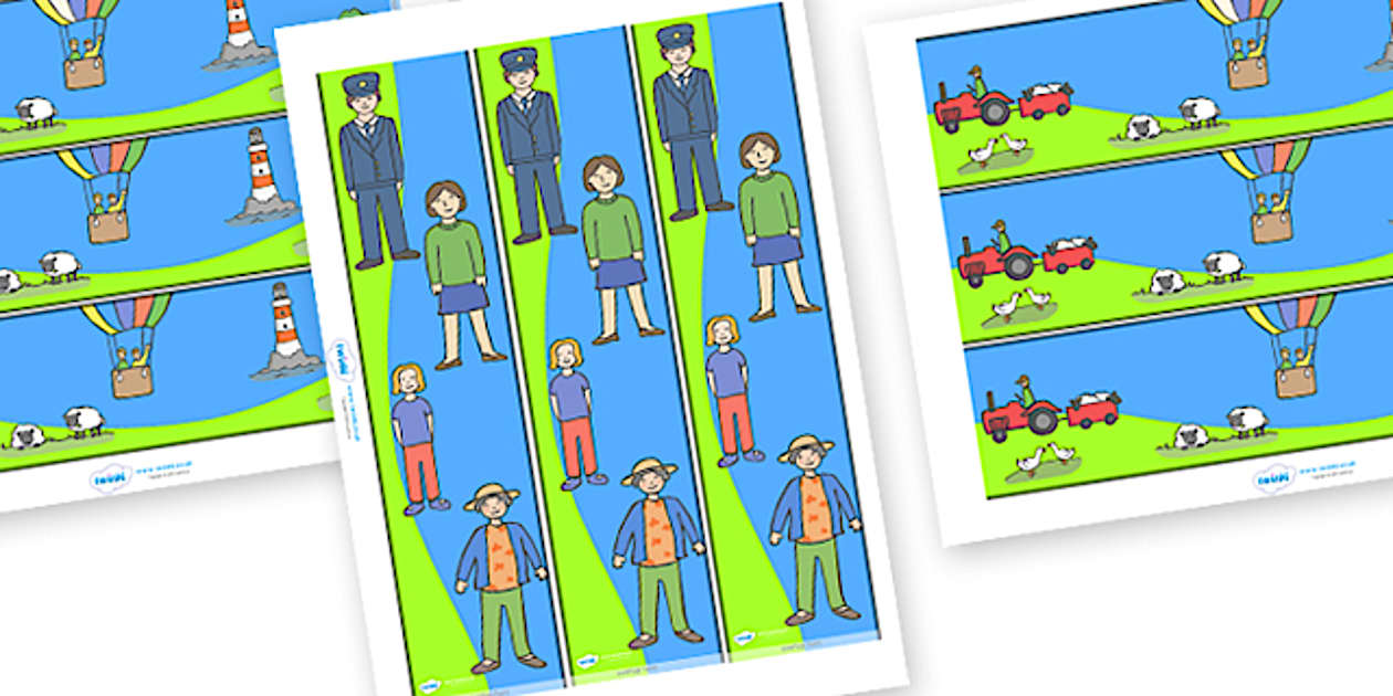 The Train Ride Display Borders (teacher made) - Twinkl