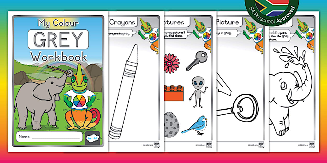 Preschool Numeracy: My Colour Grey Workbook (teacher made)