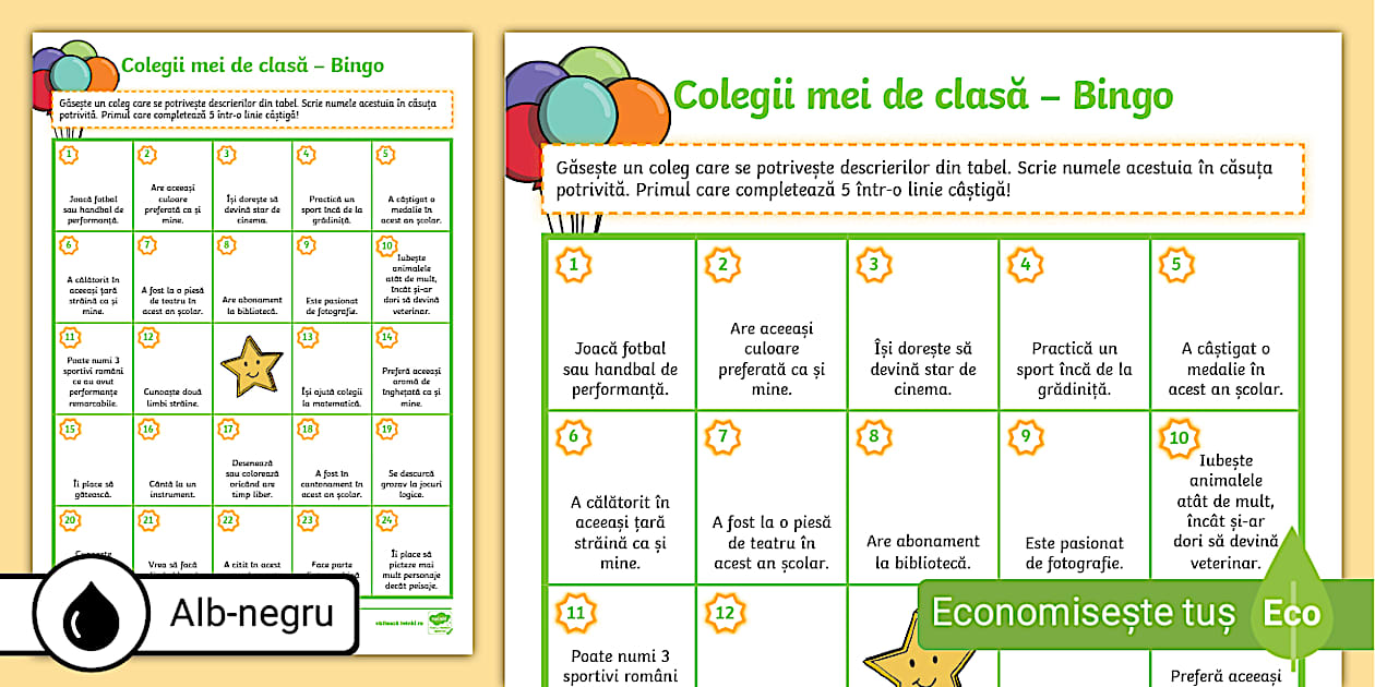Colegii mei de clasă – Bingo (Teacher-Made) - Twinkl