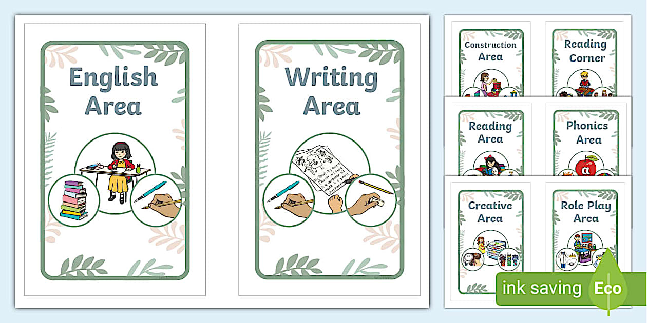 KS1 Continuous Provision Botanical Signs for Tolsby - Twinkl