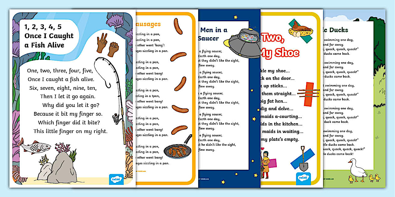 Numbers Nursery Rhymes Pack