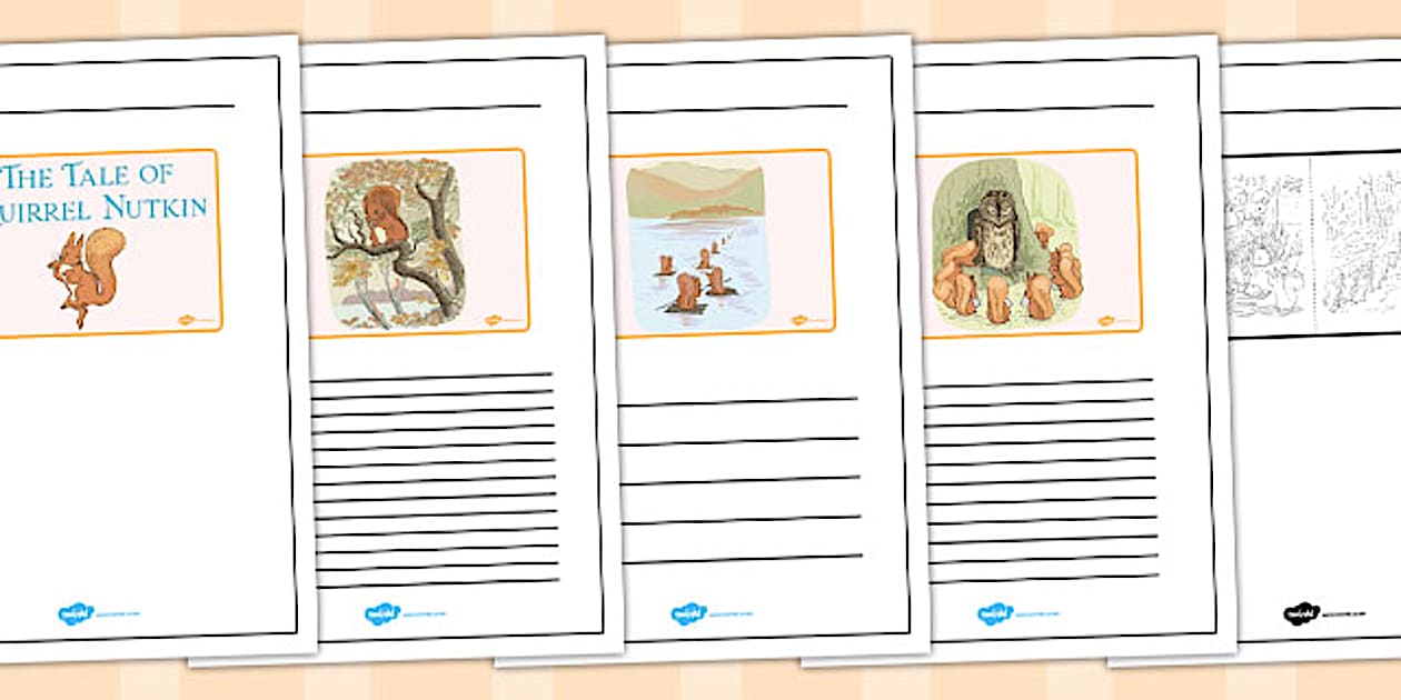 The Tale of Squirrel Nutkin Story Writing Frames - Twinkl