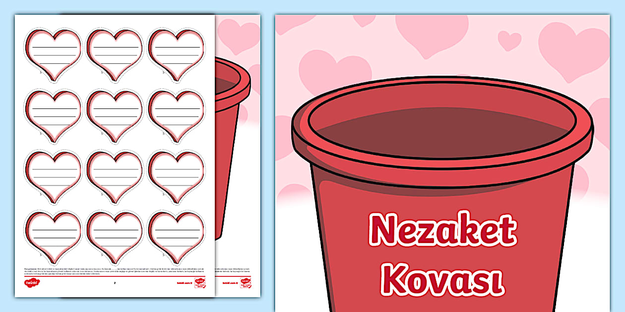 Nezaket Kovası (teacher made) - Twinkl