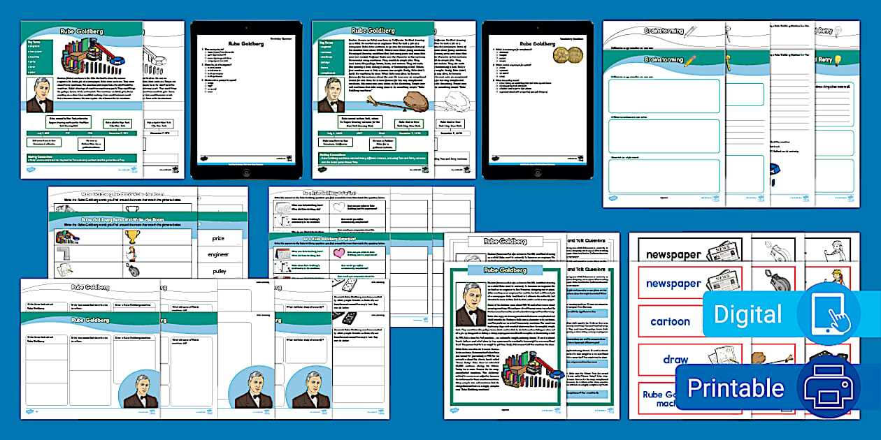 Rube Goldberg Multi-level Homeschool Pack