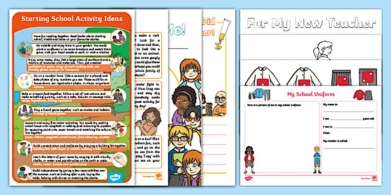 Reception: Starting School Summer Activities Resource Pack