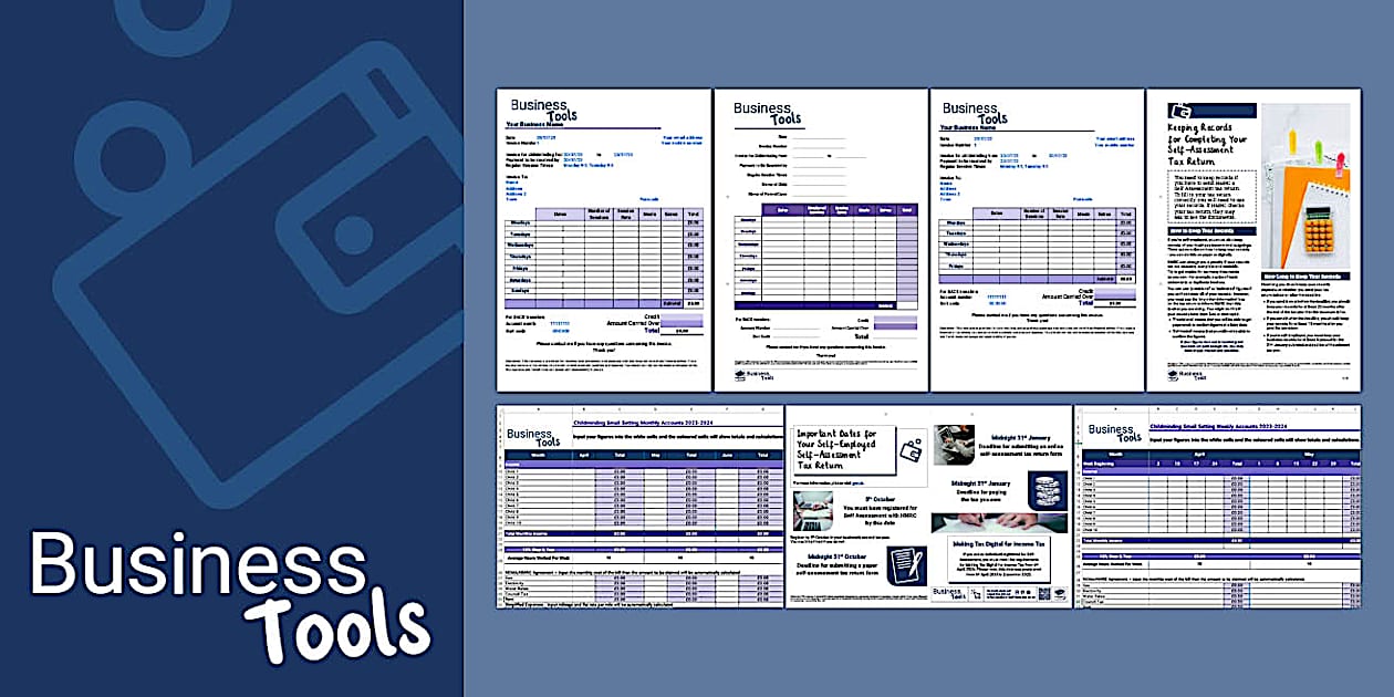 Childminders Accounts Pack Small Setting (2023-2024)