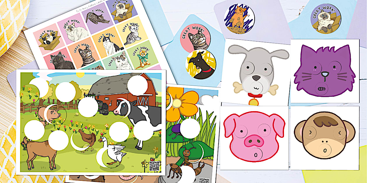 Cute Kawaii Animals - Stickers & Activities - Bumper Pack