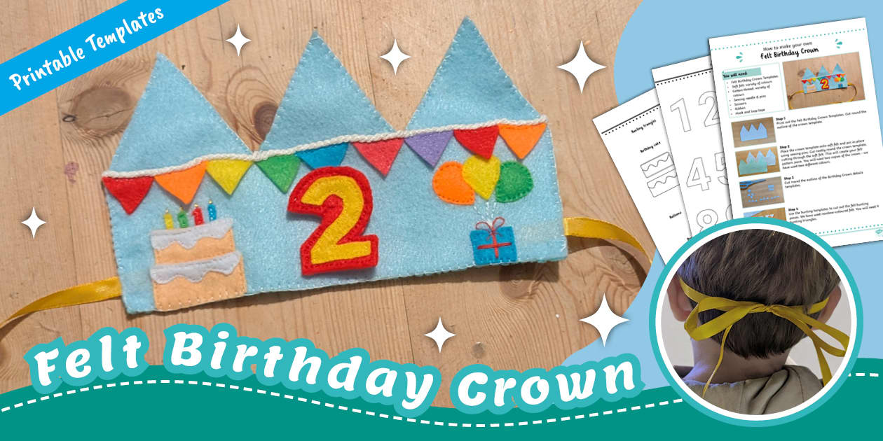 Felt Birthday Crown