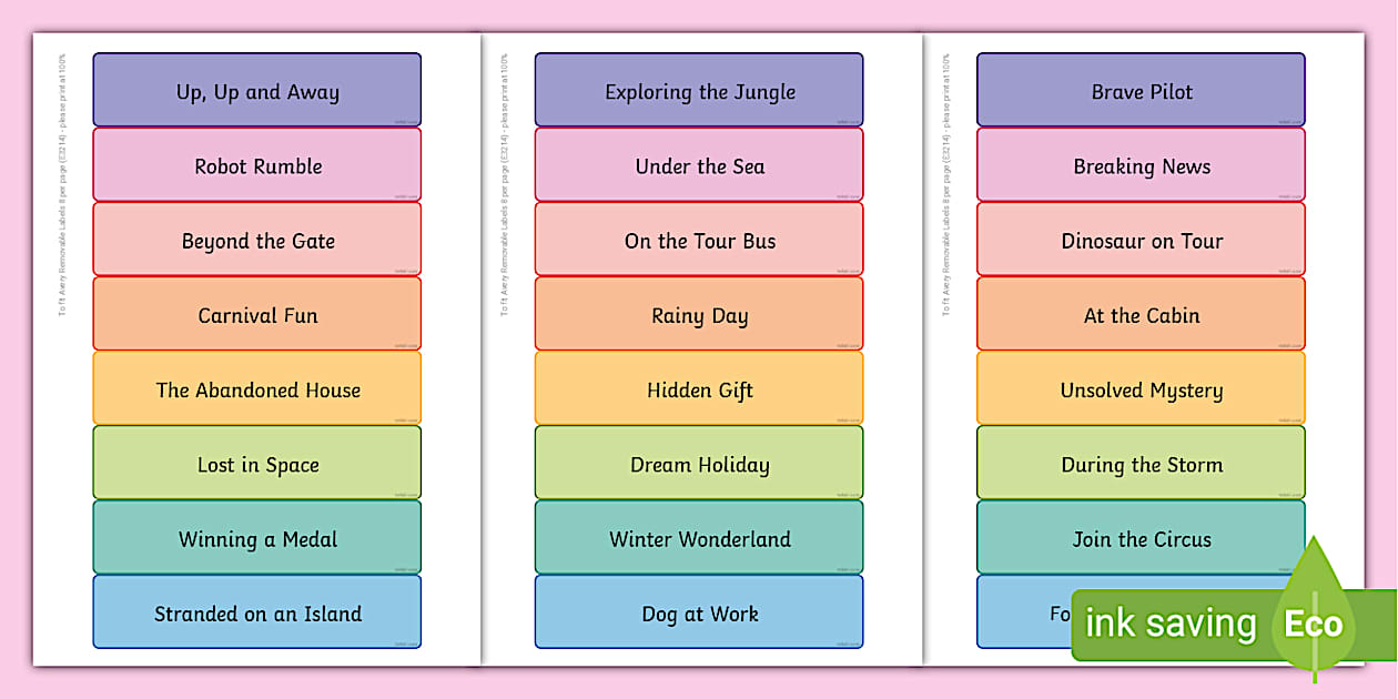 Writing/Drawing Theme Prompts (teacher made) - Twinkl