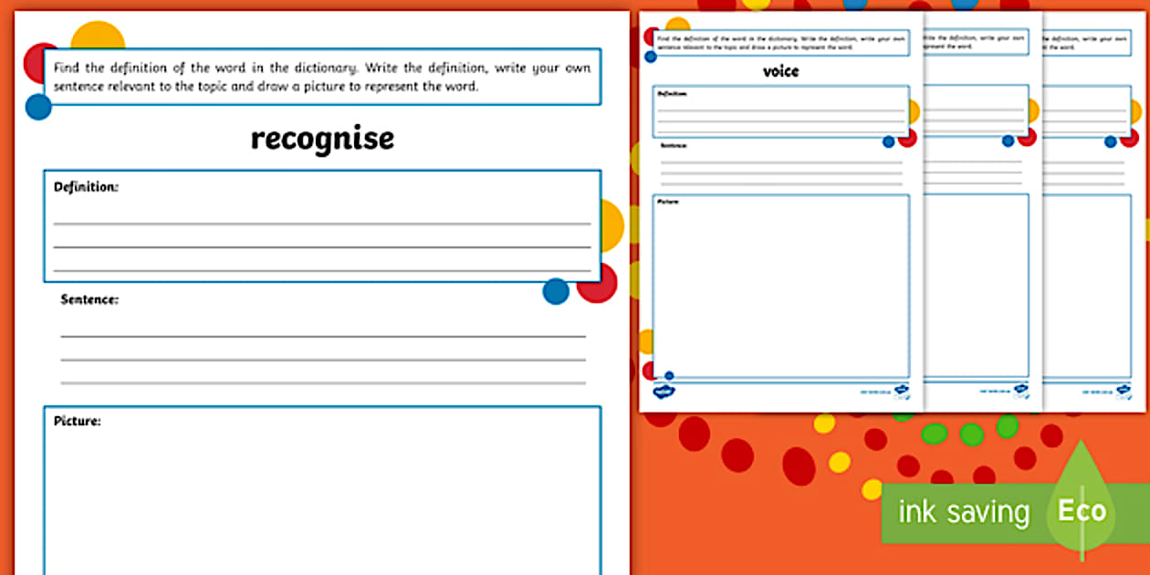 NAIDOC Week Dictionary Worksheets - HASS Primary Resources