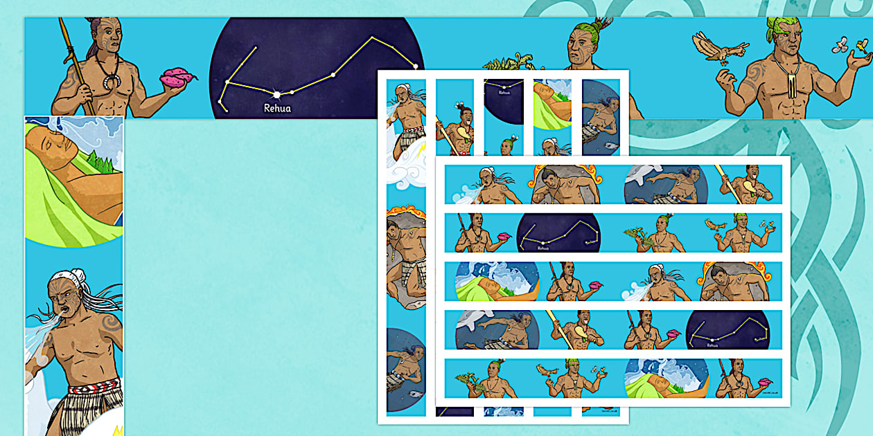 Maori Gods Display Borders (Teacher-Made) - Twinkl