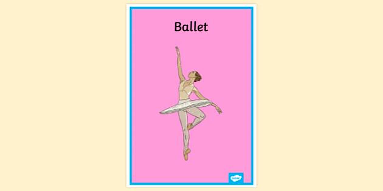 Illustrated Ballet Poster | Twinkl Display Resources