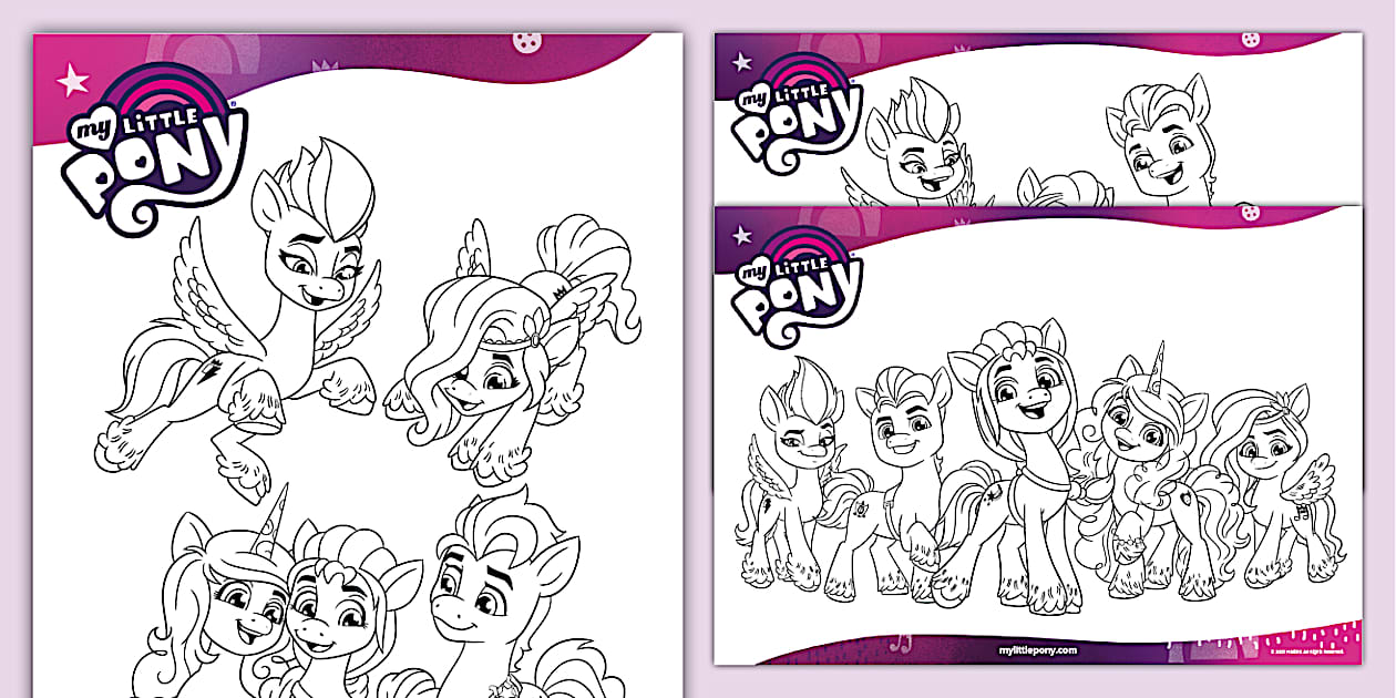 FREE! - My Little Pony Colouring Pages | Printable | Twinkl
