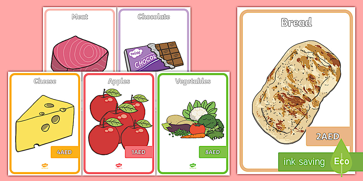 Cursive Grocery Store Display Posters (teacher made)