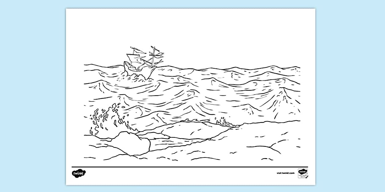 Ocean Colouring Page | Colouring Sheets (teacher made)