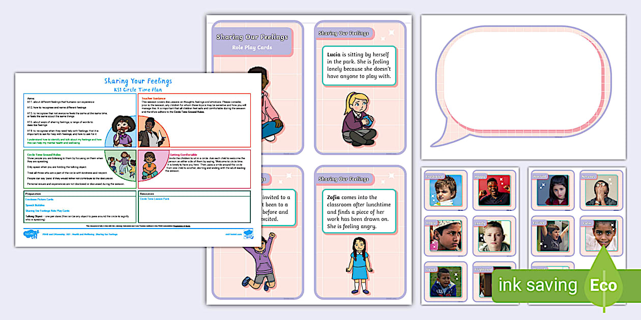 Sharing Your Feelings Circle Time KS1 (teacher made)