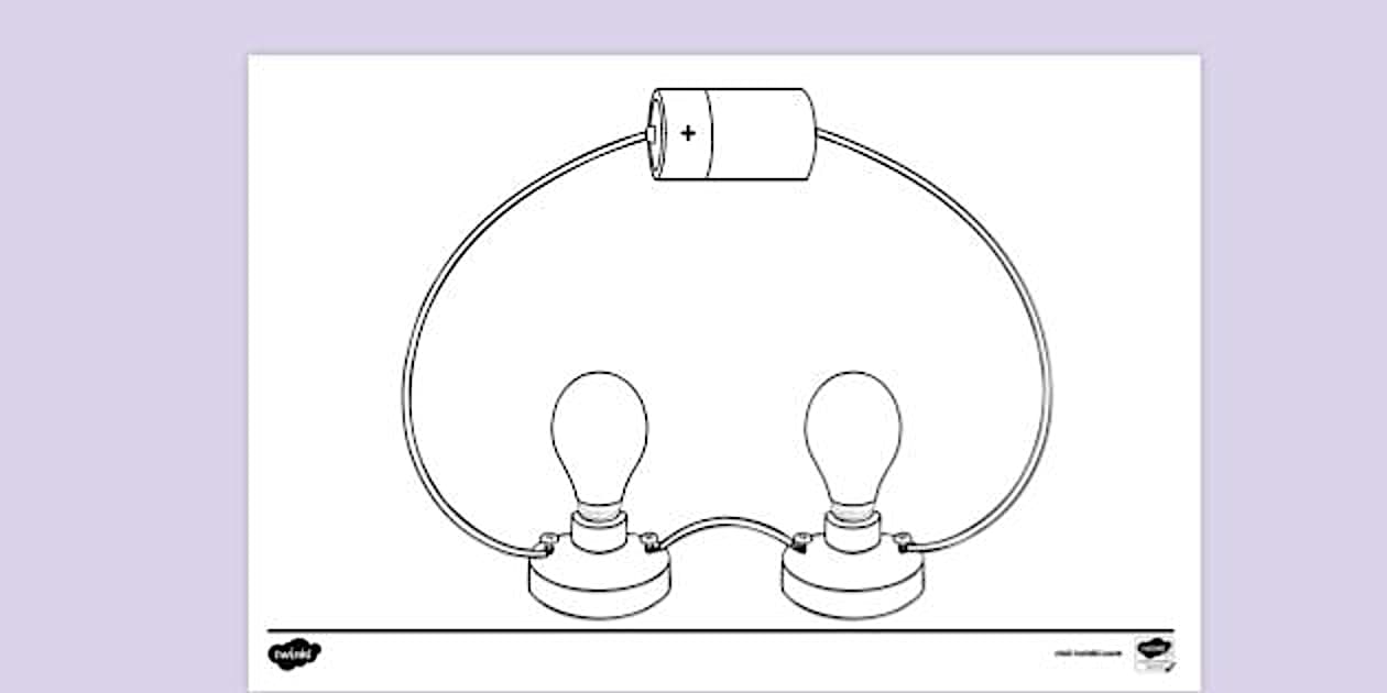 series circuit Colouring | Colouring Sheets (teacher made)