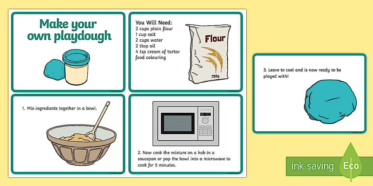 How To Make Playdough (teacher made) - Twinkl