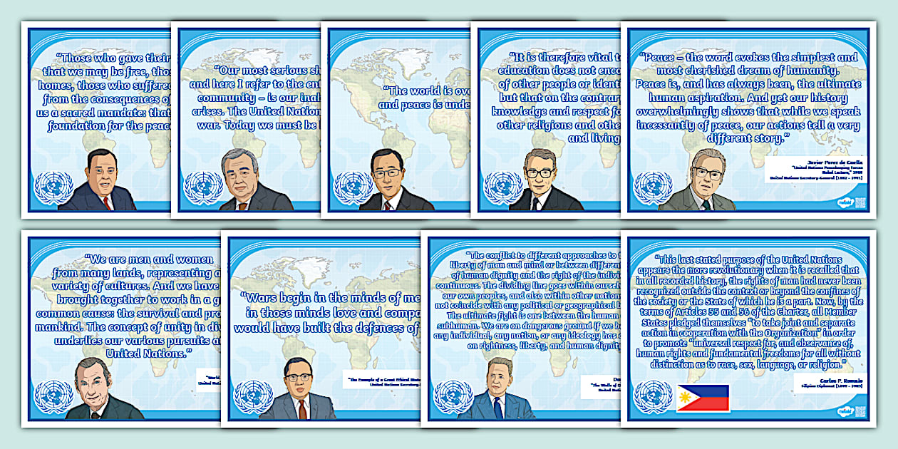 United Nations Day Quotes | Grade 6 | Twinkl (teacher made)