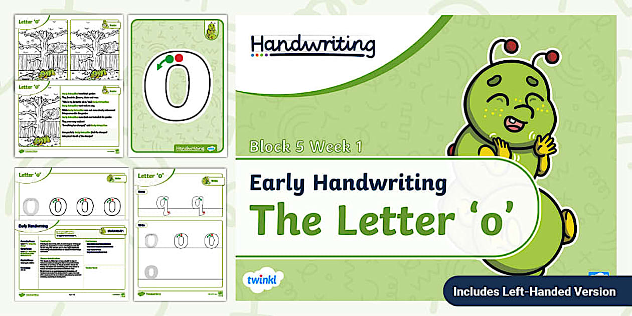 Early Handwriting Block 5 Week 1 Pack