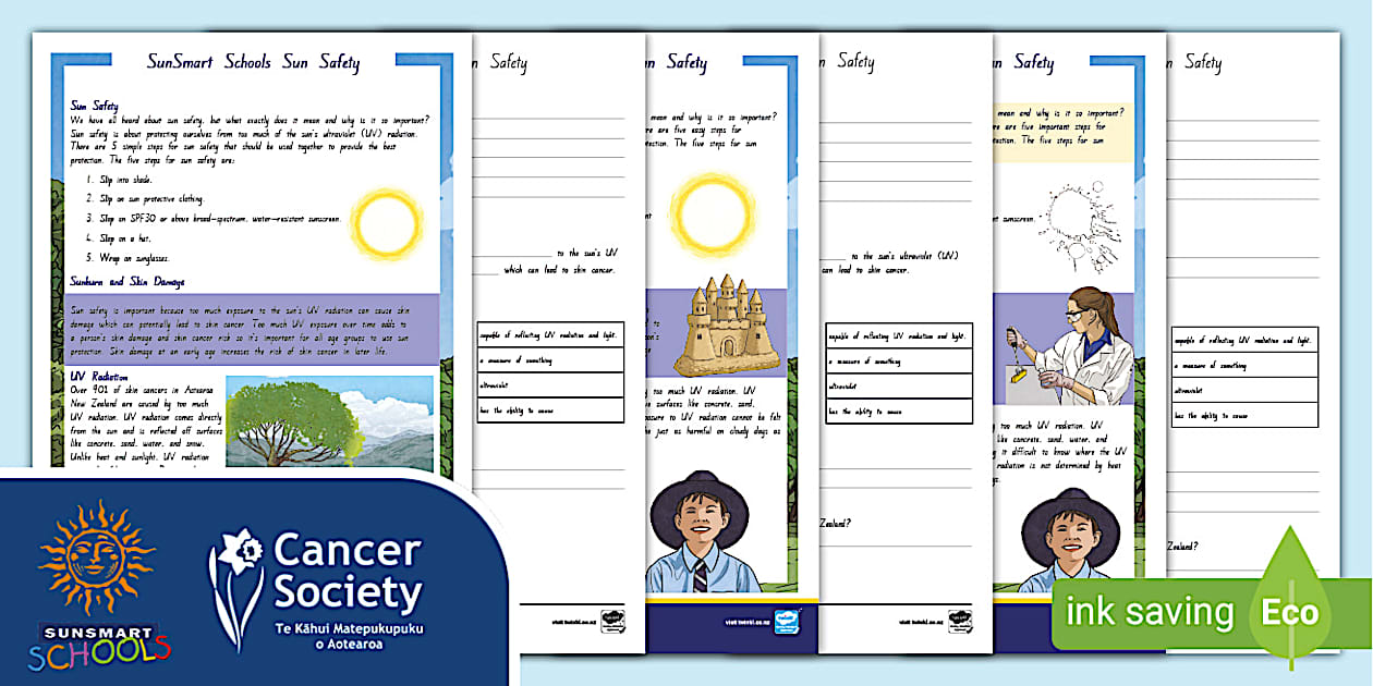 FREE! - SunSmart: Sun Safety Differentiated Reading Comprehension