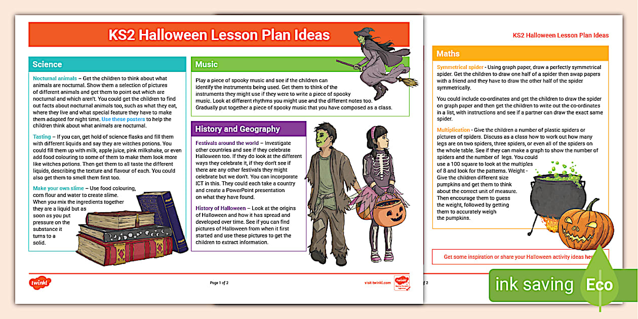 Halloween Lesson Plan Ideas | KS2 Resources (teacher made)