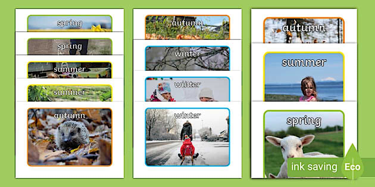 Seasonal Display Photos (teacher made) - Twinkl