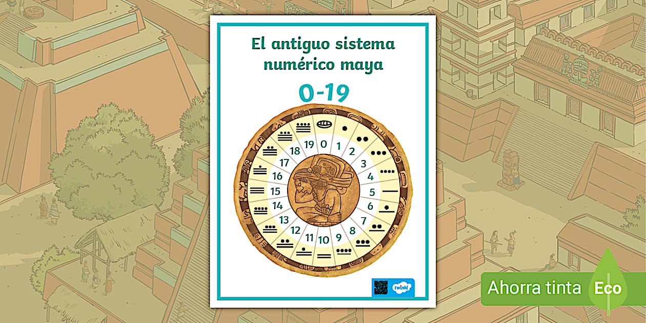 Calendario maya en dibujo (teacher made) - Twinkl