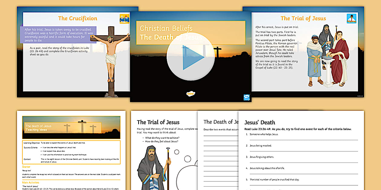 Jesus' Death Lesson Pack - Twinkl