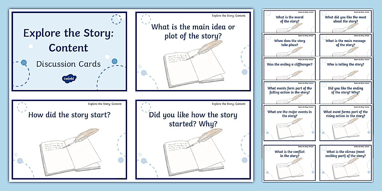 Intermediate Phase - English - Explore the Story: Content - Discussion ...