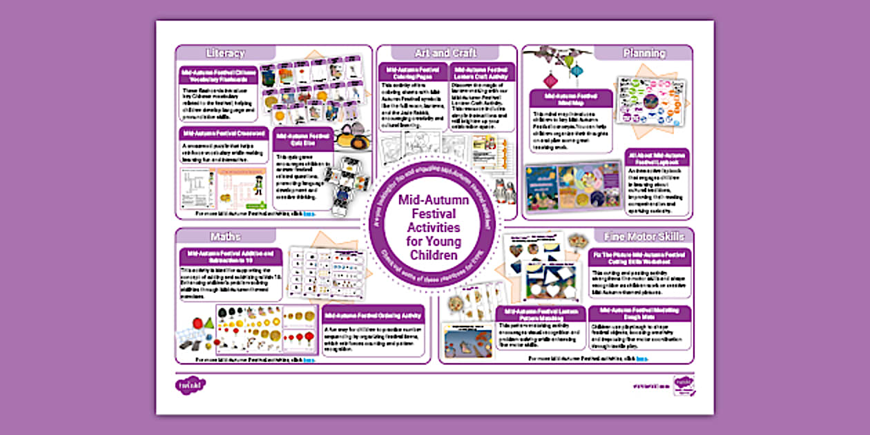 FREE! - Mid-Autumn Festival Fun Activities for Young Children