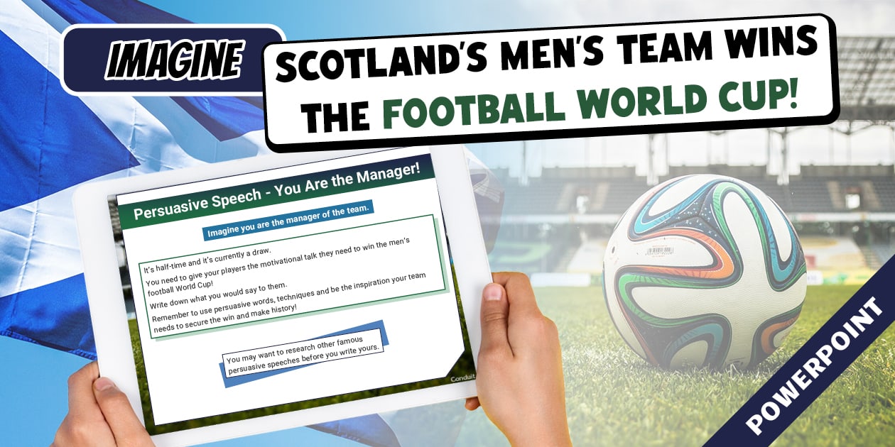 Imagine: Scotland's Men's Team Wins the Football World Cup!